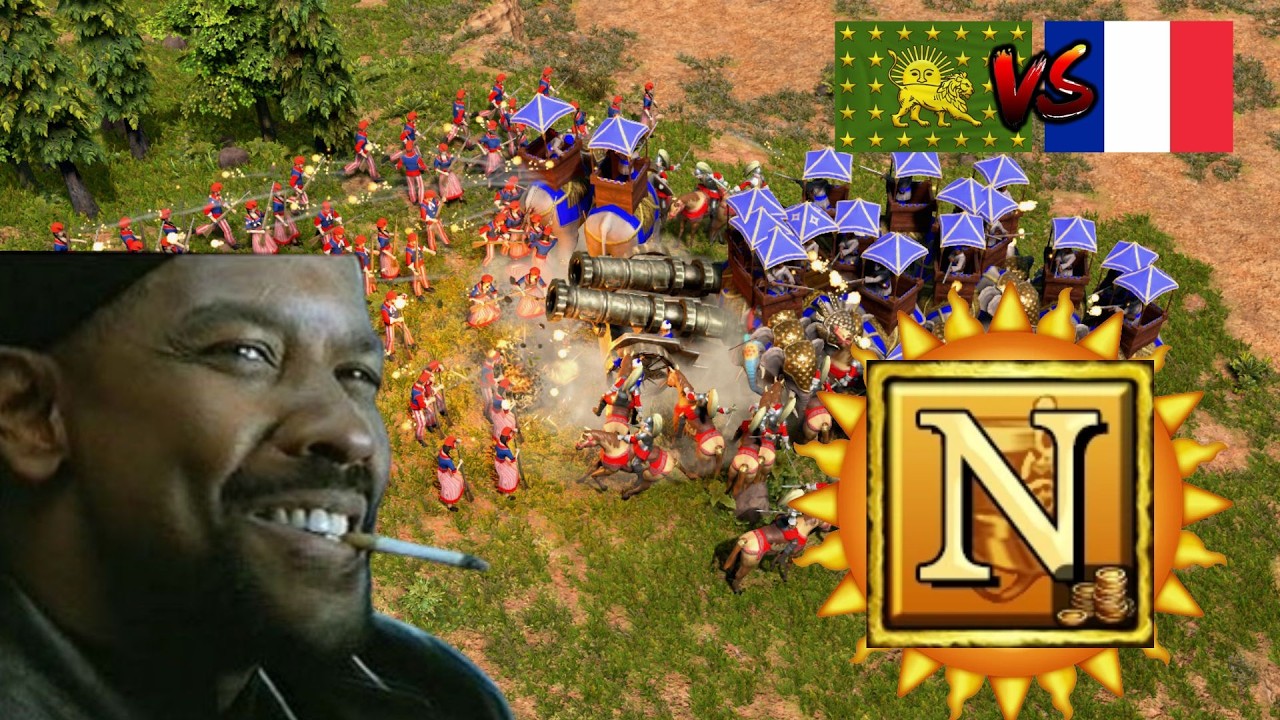 Napoléon vs Fully upgraded Elephants!!! AOE3 - YouTube