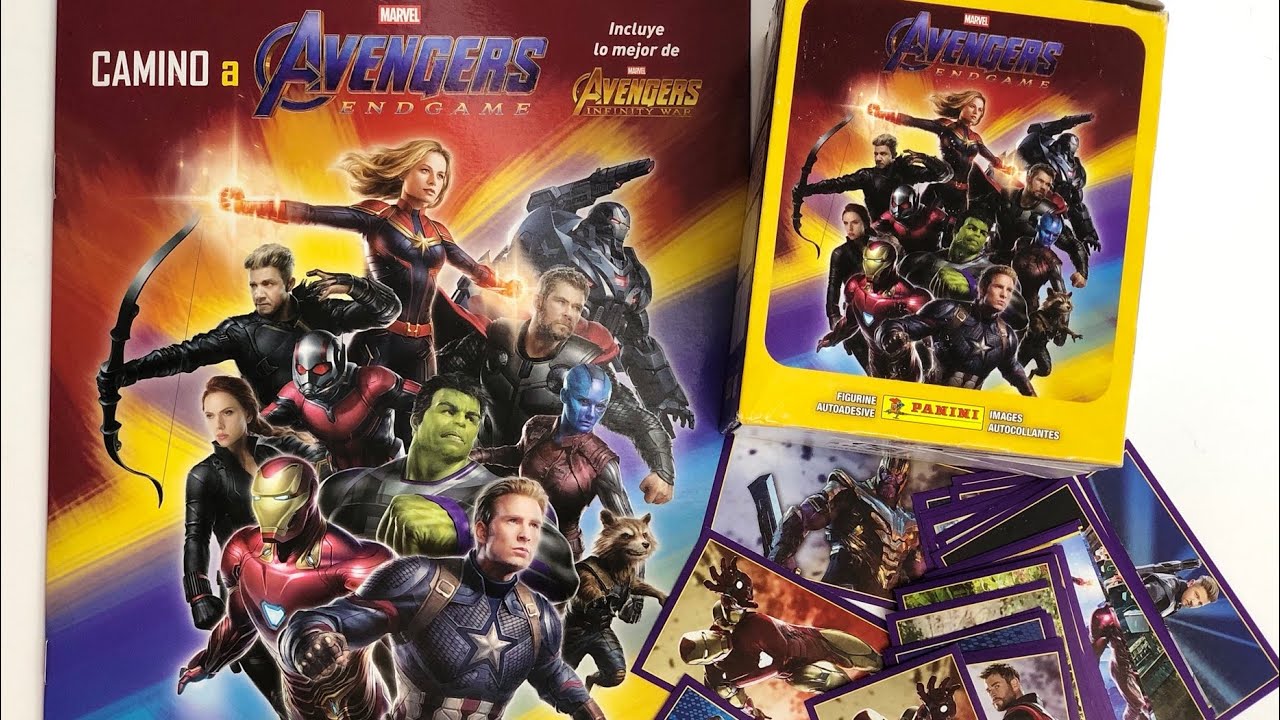 Avengers Endgame Álbum CAJA COMPLETA #Panini Juegos Juguetes y ...