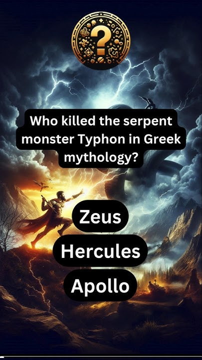 Defeating Typhon: Can You Guess the Greek Hero? 🐍 #shorts #riddles # ...