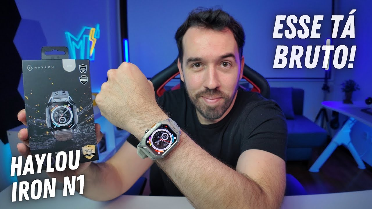 O NOVO SMARTWATCH "ULTRA" DA HAYLOU - IRON N1 - YouTube