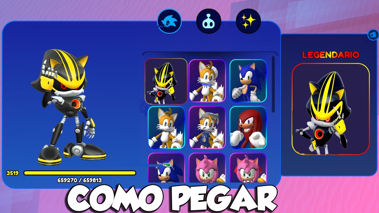 COMO GANHAR O METAL SONIC SECRETO NO SONIC SPEED SIMULATOR (Roblox ...
