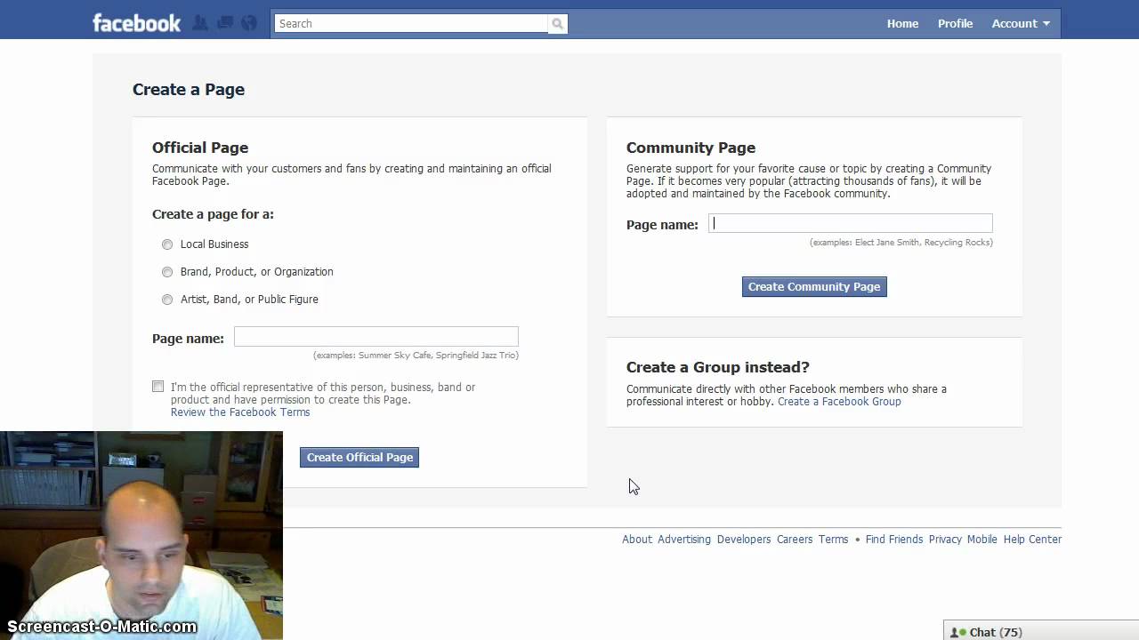 Using the Facebook Community Page Feature - YouTube