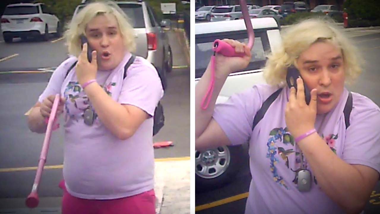 EXCLUSIVE FOOTAGE: Jessica Yaniv ASSAULTS Rebel reporter with CANE ...