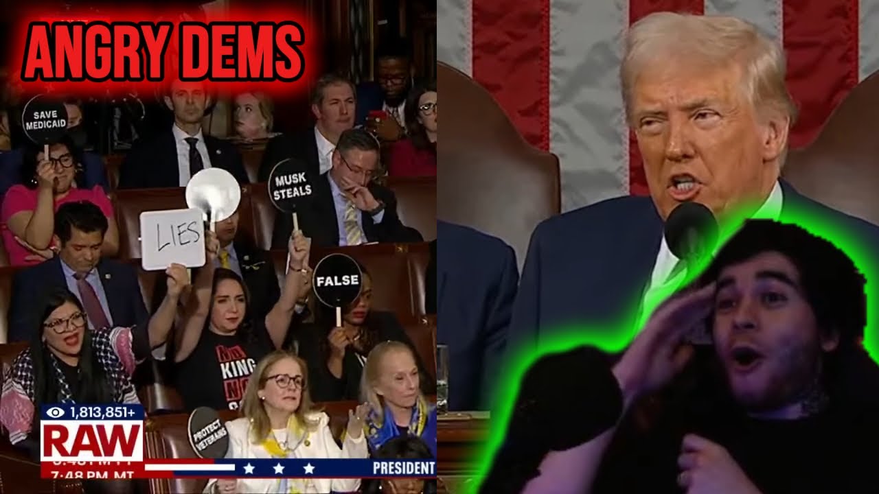 Trump Addresses Congress, Dems USPET... - YouTube