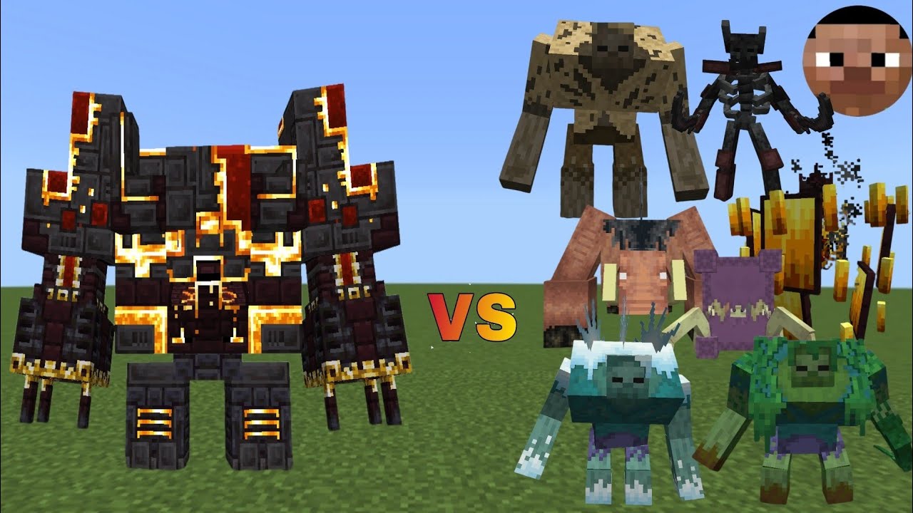 Reworked Netherite Monstrosity vs Mutant More | Minecraft Java | Mob Battle - YouTube