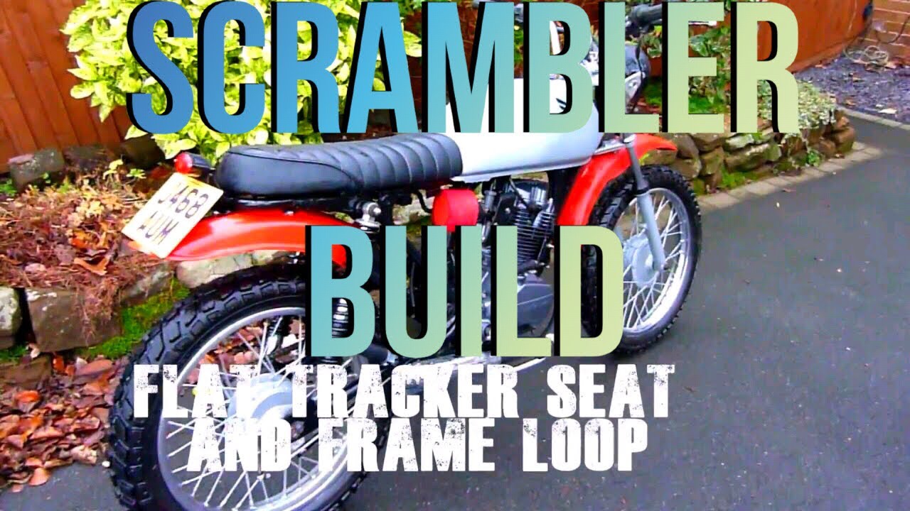 HONDA CG 125 FLAT TRACKER STREET SCRAMBLER BUILD prt 10 - YouTube