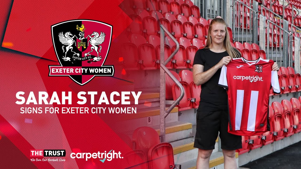 💬 Sarah Stacey on signing for Exeter City Women | Exeter City Football ...