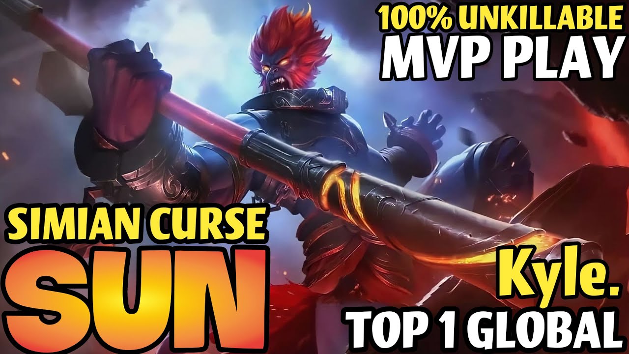 Revamped Sun Simian Curse New Skin MVP Play - Top 1 Global Sun By Kyle ...