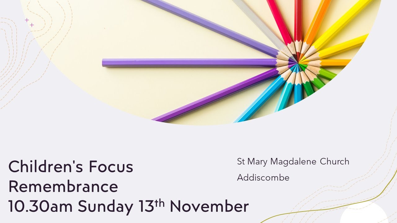 Remembrance Children’s Focus 13th November 2022 - YouTube