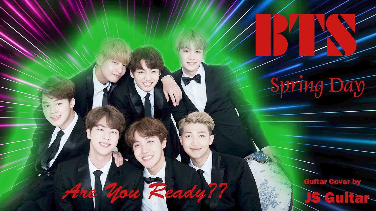 BTS Spring Day Guitar Cover by JS Guitar - YouTube