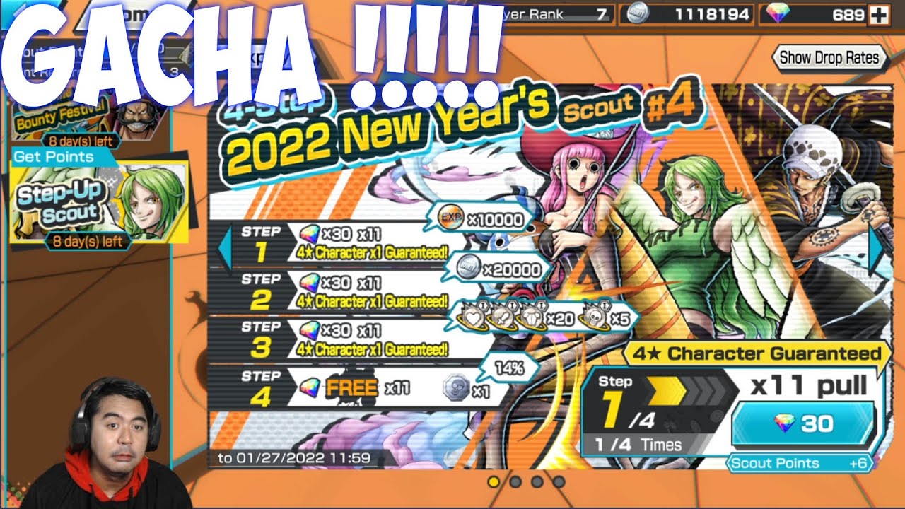 Gacha Full Step Cari Luffy & Chopper 🔥🔥 - One Piece Bounty Rush - YouTube