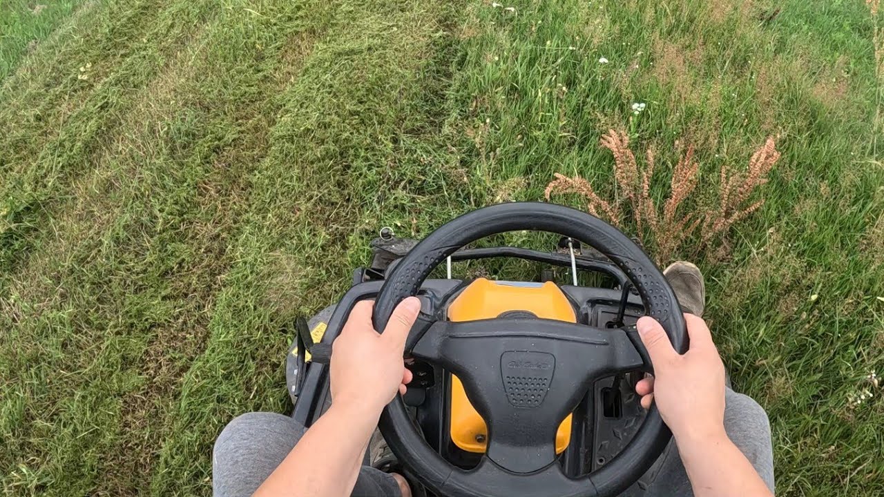 2013 Garden Tractor Cub Cadet Fmz 48 zero turn front cut 48 rd POV test ...