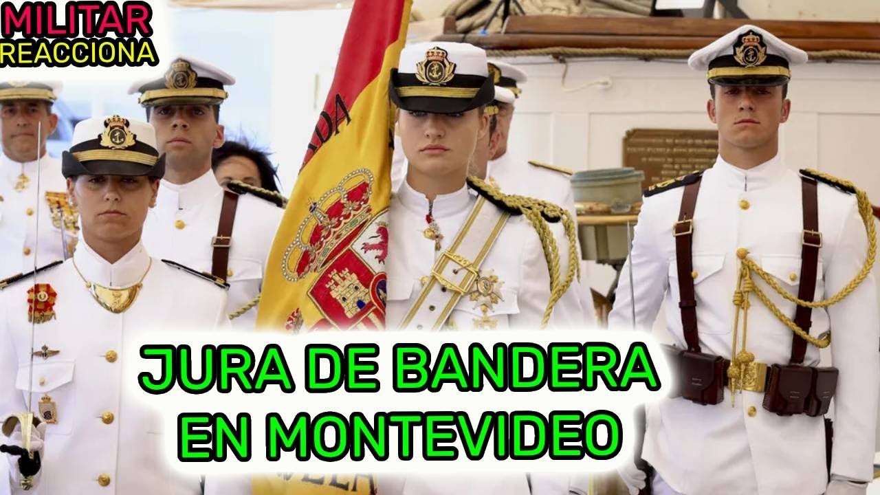LA PRINCESA LEONOR PRECIDE JURA DE BANDERA EN MONTEVIDEO. - YouTube