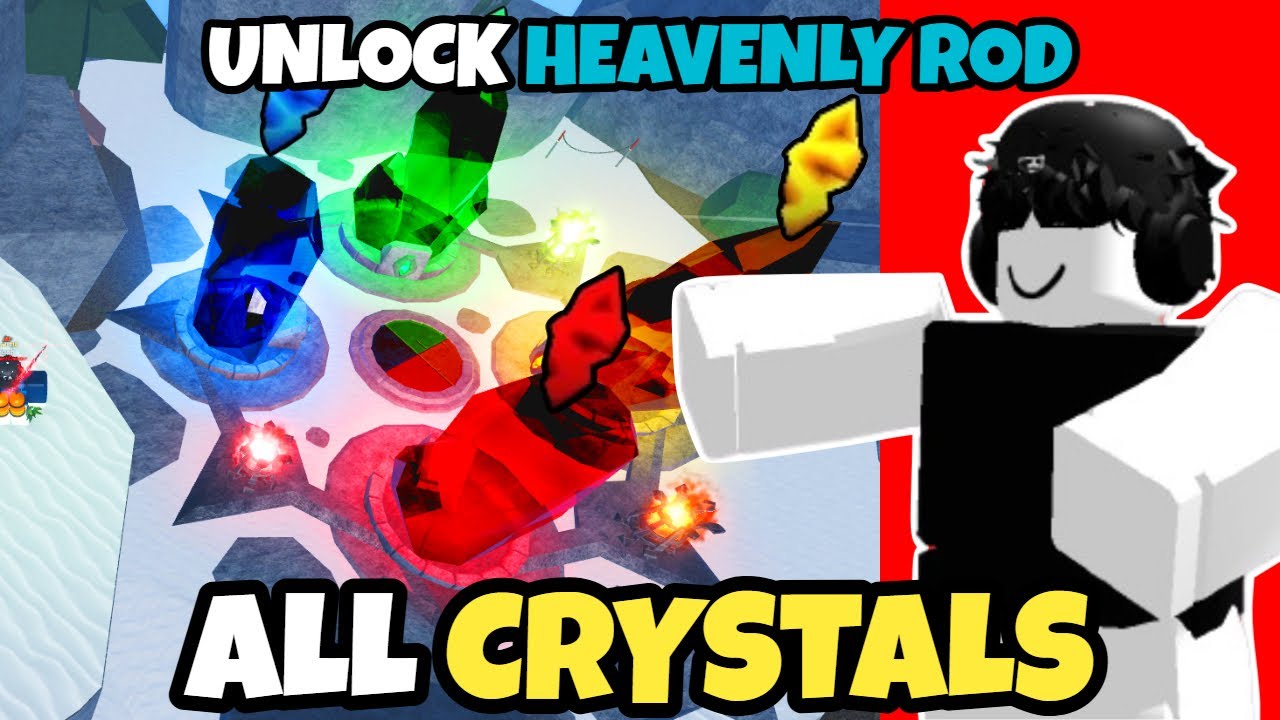 How to Get ALL ENERGY CRYSTALS and Unlock the HEAVENLY ROD in Fisch ...