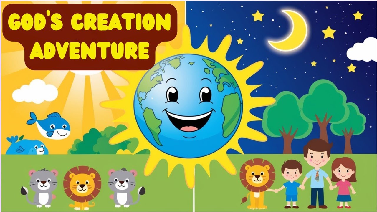 The Day God Made Animals, Plants & People | Bible Adventure - YouTube