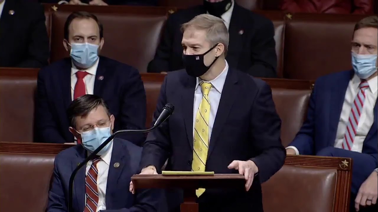 WATCH: Jim Jordan Objects to Electors For Biden. - YouTube