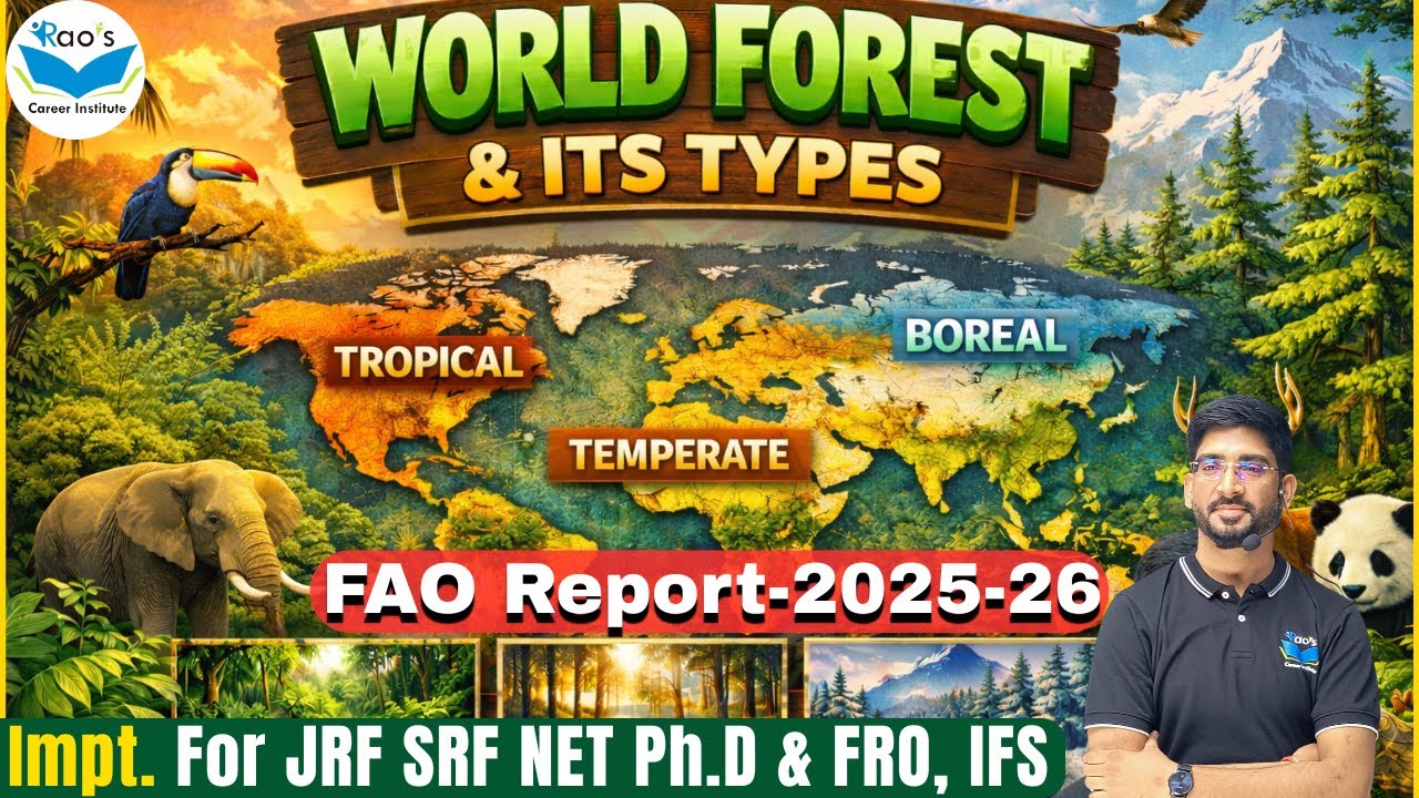 World Forest Report 2025 -26 || Classification of the World Forest ...