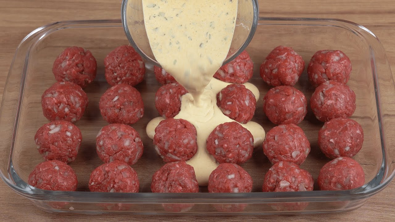 Do not cook meatballs before watching this, it's simple and tasty ...