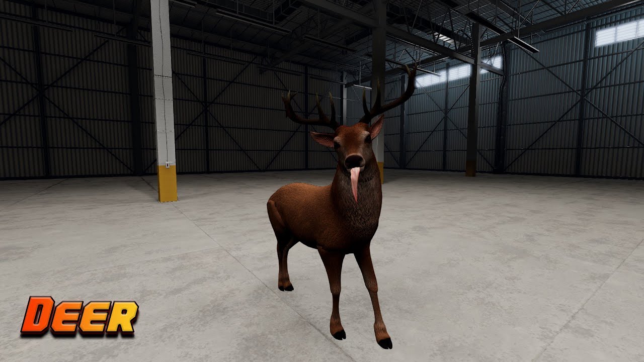 Deer(Олень)-BeamNG Drive(#1453) - YouTube