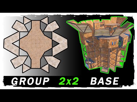 THE BEST GROUP BASE DESIGN 2022 | 2x2 SHELL | RUST - YouTube