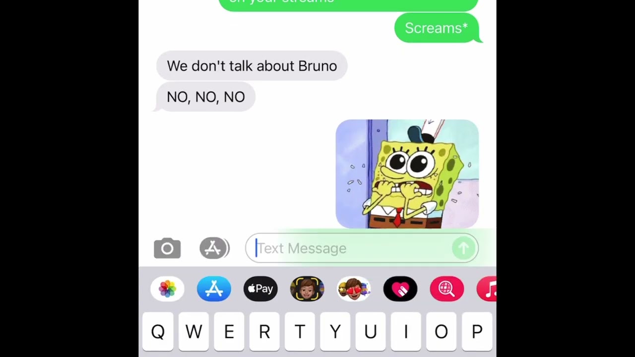 We don’t talk about Bruno (text messages) - YouTube