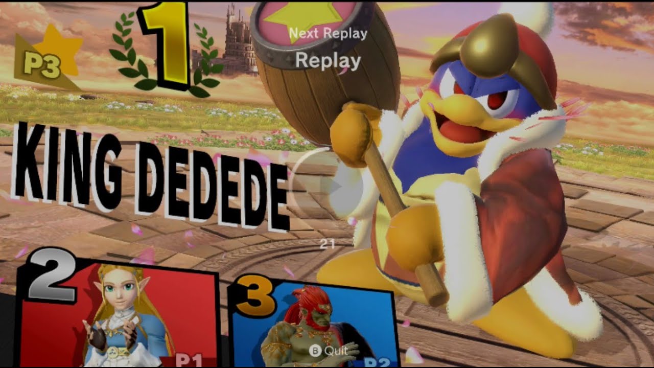 Nobody beats the King! (Dedede...) - Super Smash Brothers Gameplay ...
