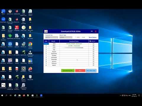 2B Json / Excel Download Automation - YouTube