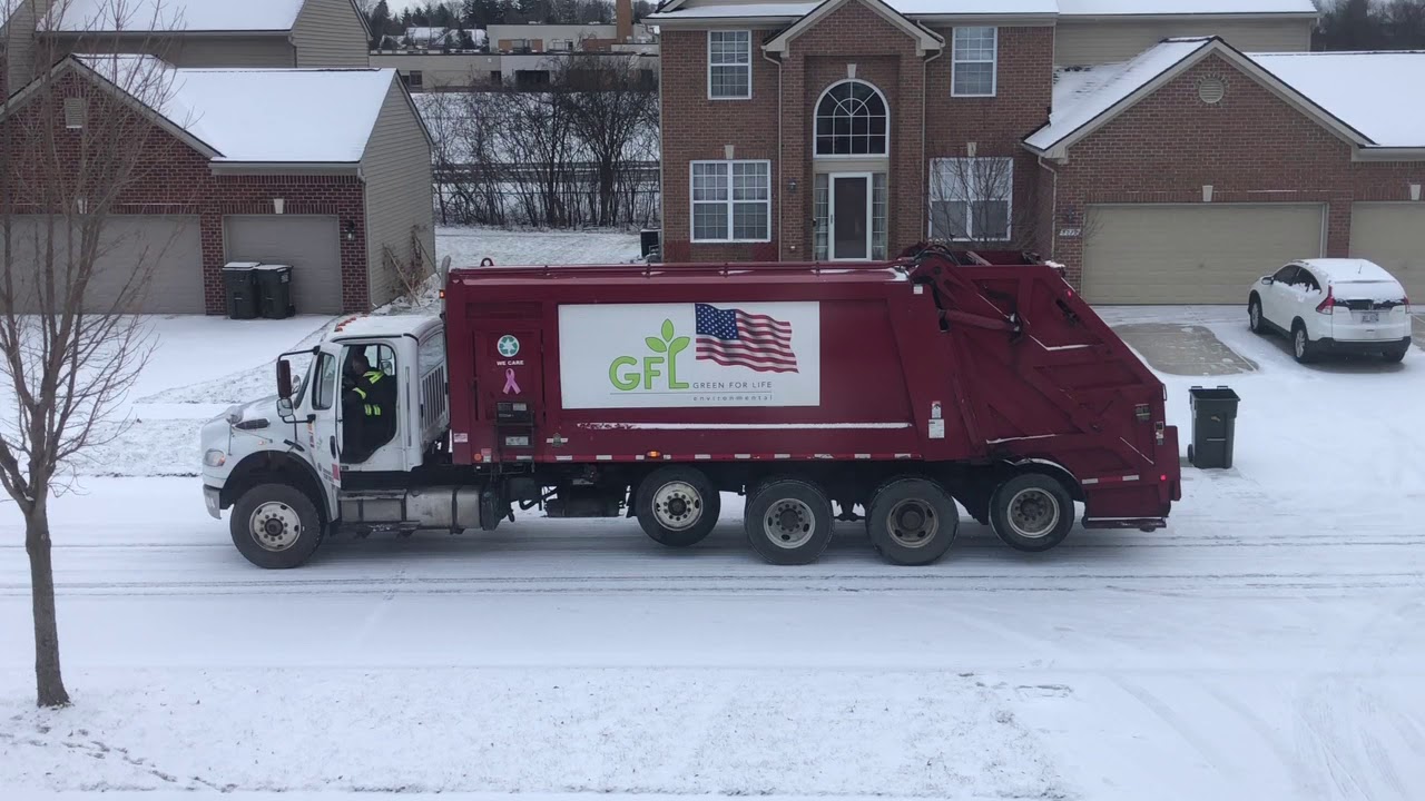 Garbage Truck Montage, mostly MANUAL REAR LOADERS. Refuse truck, or ...