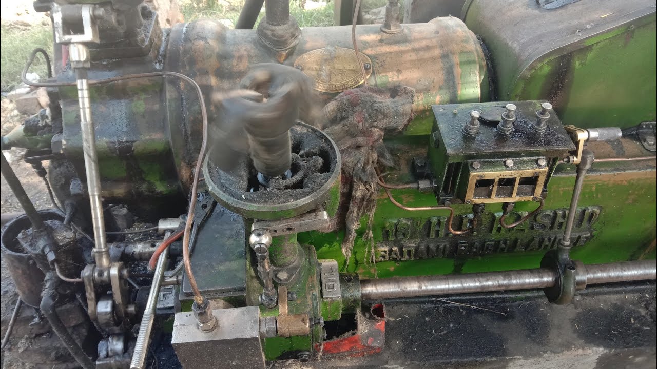 Ruston Lincoln Diesel Engine Amazing Working with Atta Chakki Punjab ...