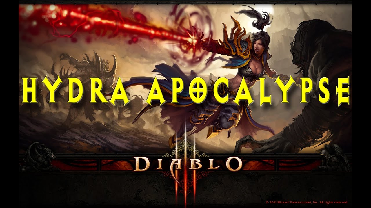Diablo 3 Hydra Apocalypse Wizard Build (35 Grift no Unity) - YouTube