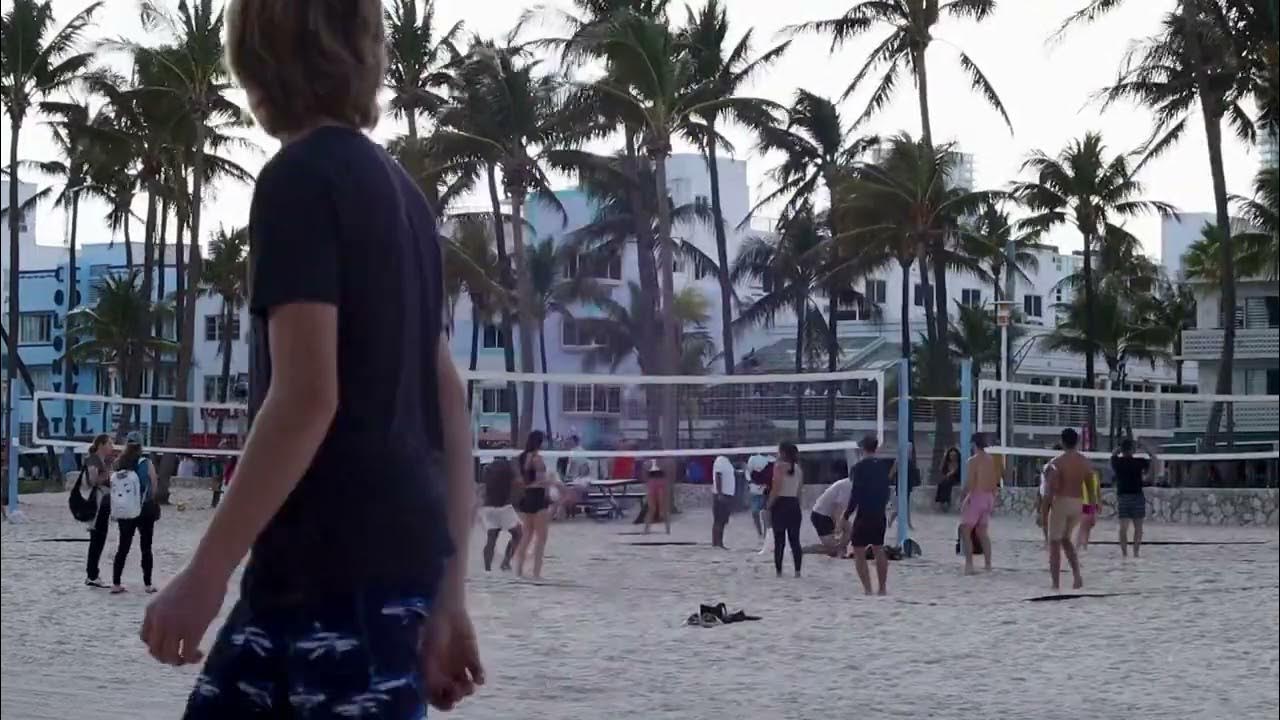 Volleyball bring the Miami Beach community together every day#trending #love #funny #volleyball ...