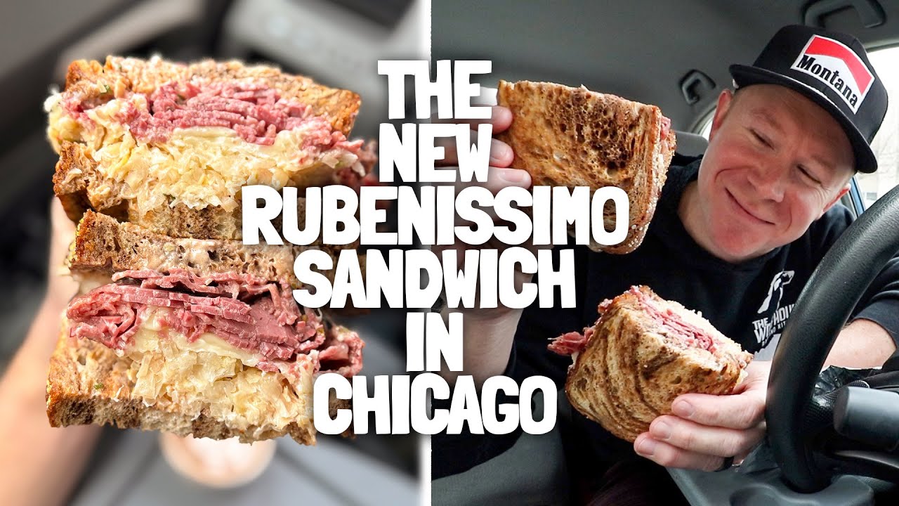 I ate the BRAND NEW Reuben Sandwich at my favorite restaurant in ...