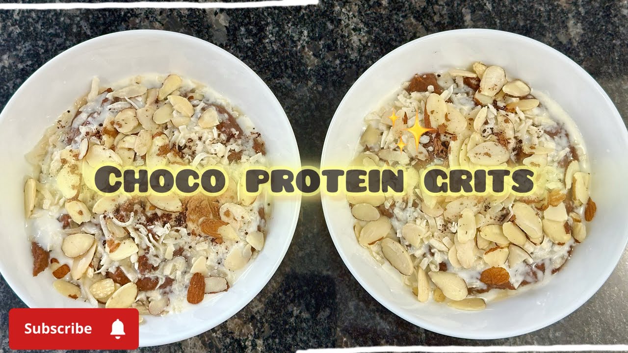 Easy and Delicious- Choco Protein Grits - A protein and light breakfast ...