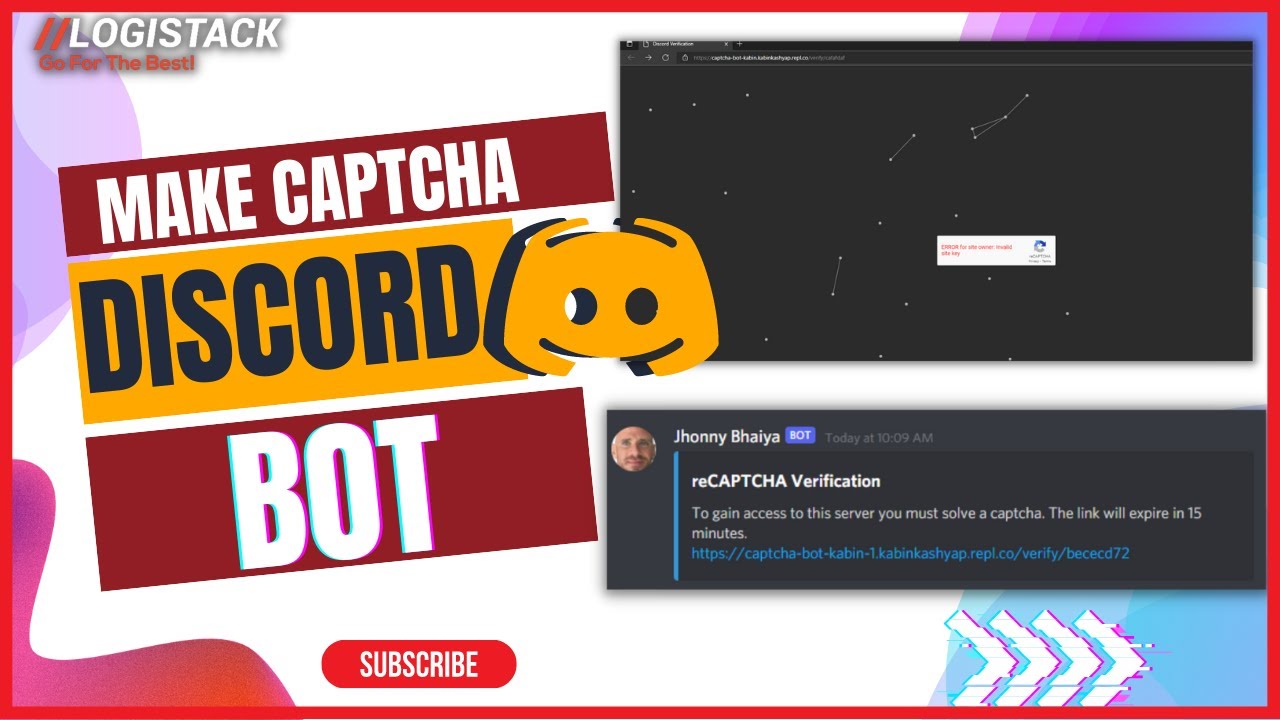 How To Make Discord Captcha Bot With Website | 2022 Latest | Discord ...