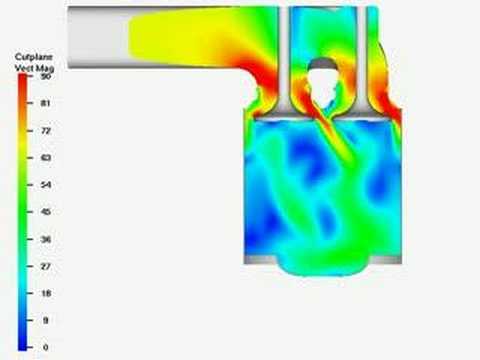 CFD Simulation of Diesel Engine Intake Flow - YouTube