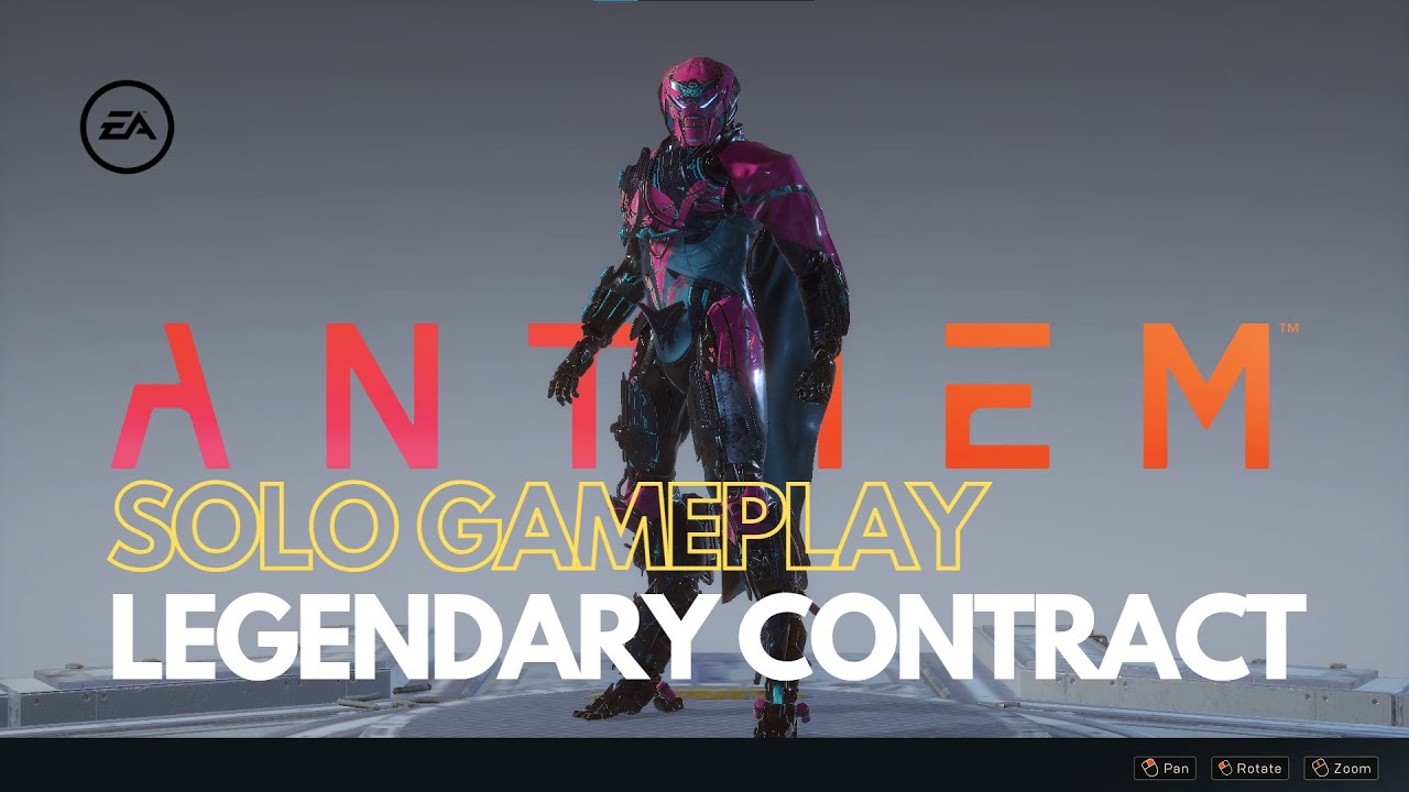 Anthem Gameplay - Solo Legendary Contract in Grand Master 3 (PC) - YouTube