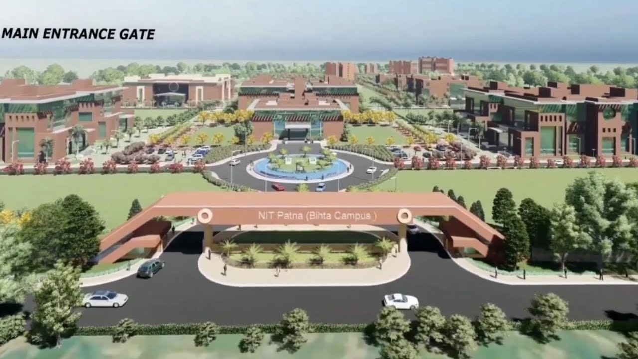 NIT PATNA BIHTA Complete 3D Model. NIT Patna New Campus Bihta #nitpatna ...