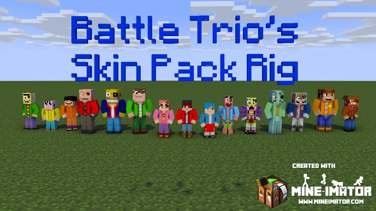 Battle Trio's Skin Pack Rig - YouTube