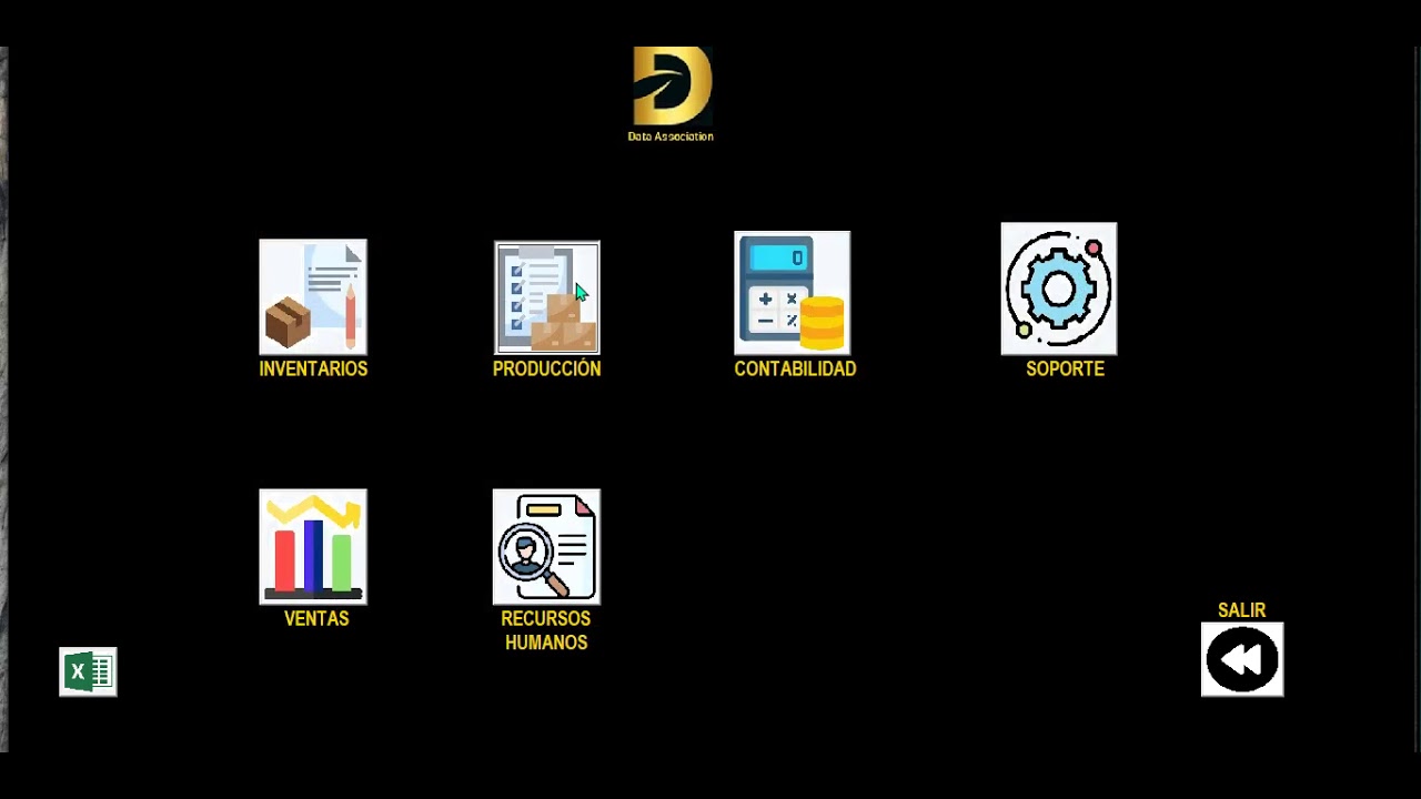 ERP EN EXCEL (MOVIMIENTO DE INVENTARIOS - PRODUCCÓN - NOMINA - MAESTRAS ...