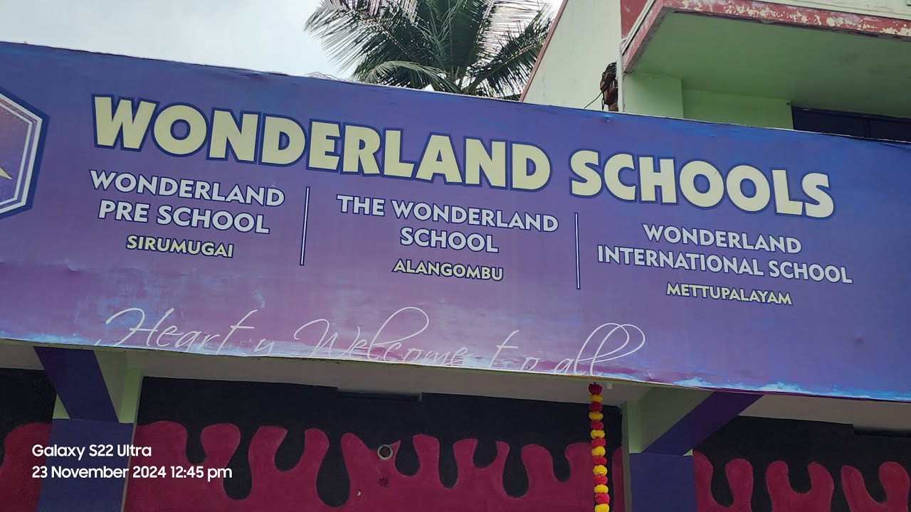 Wonderland Primary Sch, Thenthirupathi, Alangombu - YouTube