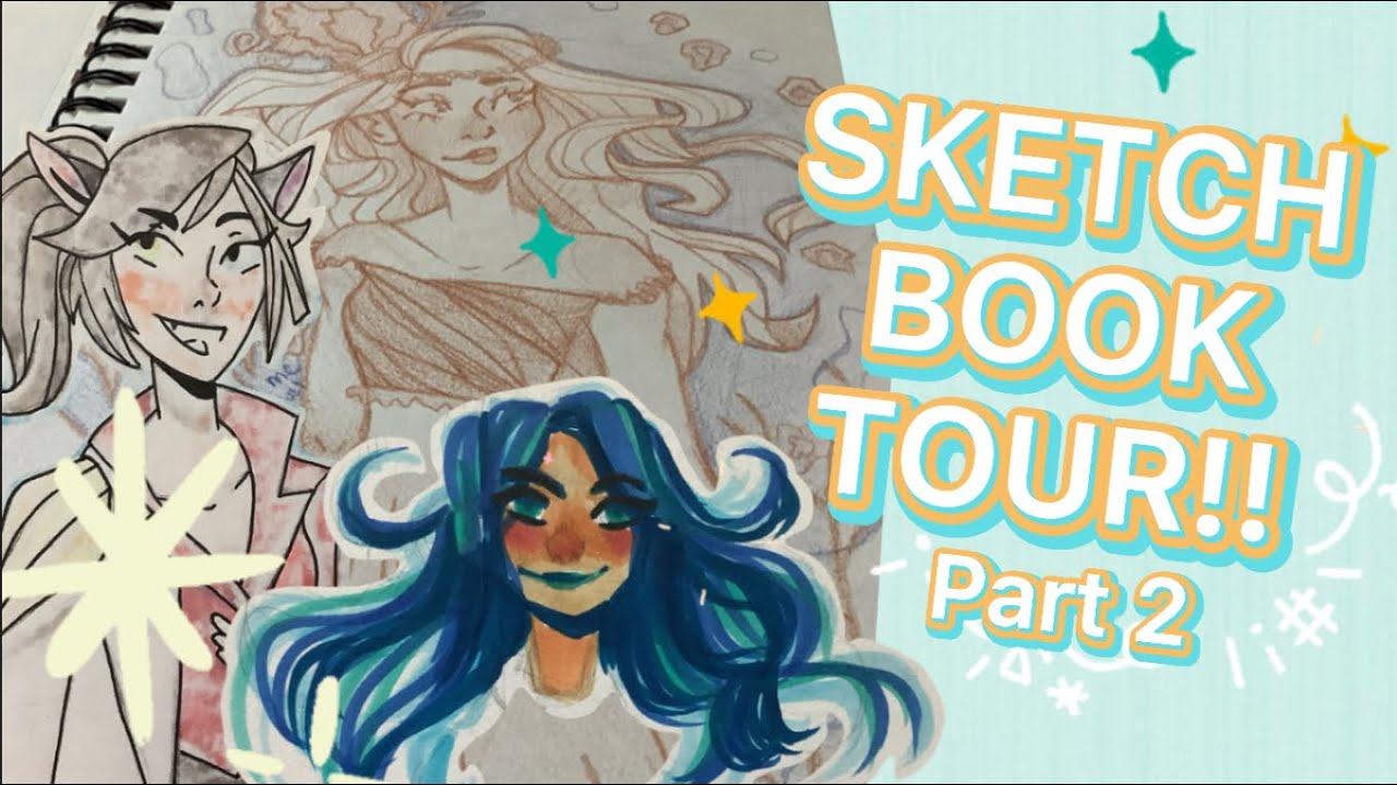 🌸 SKETCHBOOK TOUR!! 🌸 Part Two! Canson XL sketchbook - YouTube
