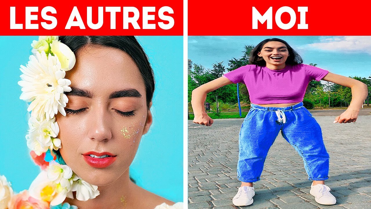 MOI VS LES AUTRES PERSONNES || MOMENTS EMBARRASSANTS AMUSANTS ET ...