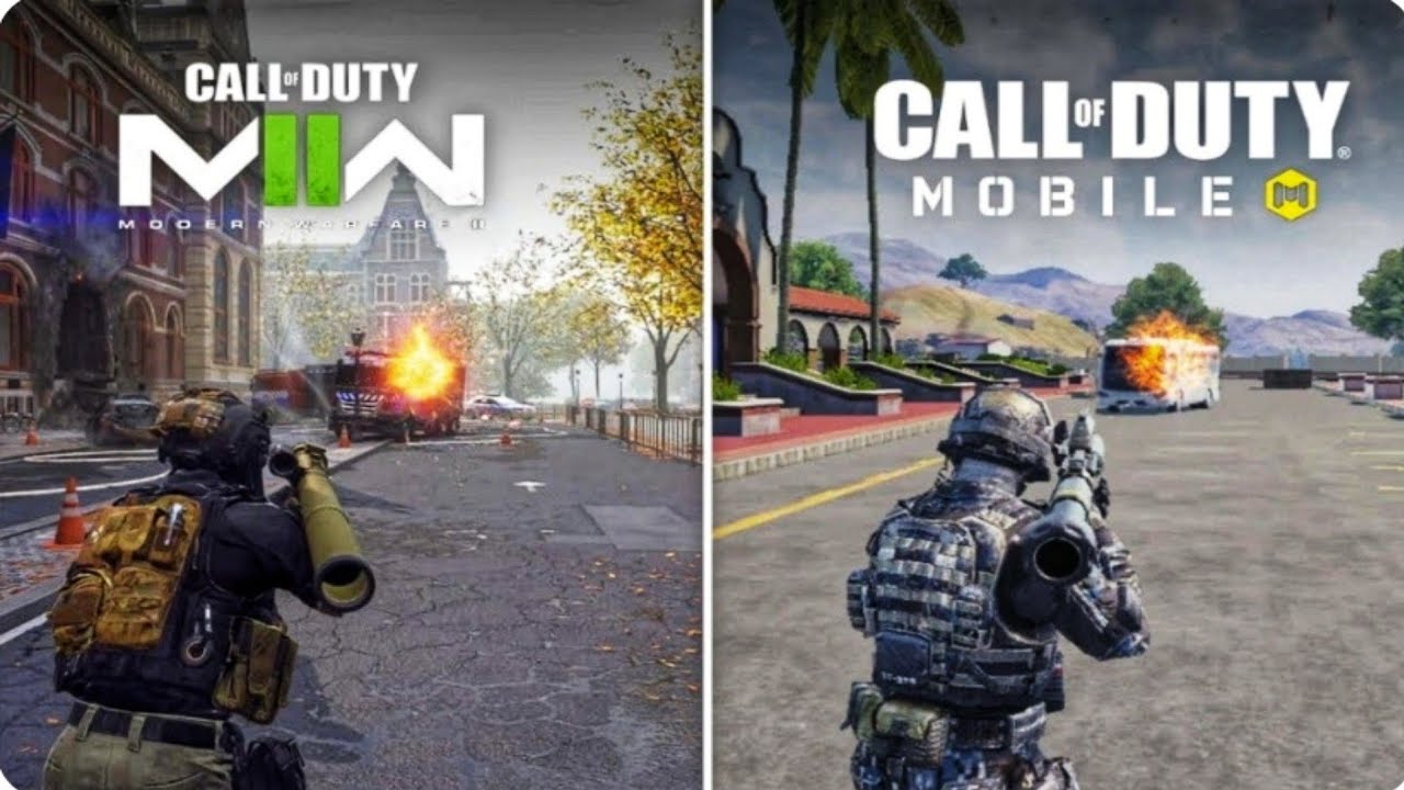 Call Of Duty MW2 VS Call Of Duty Mobile - TPP Comparison - YouTube