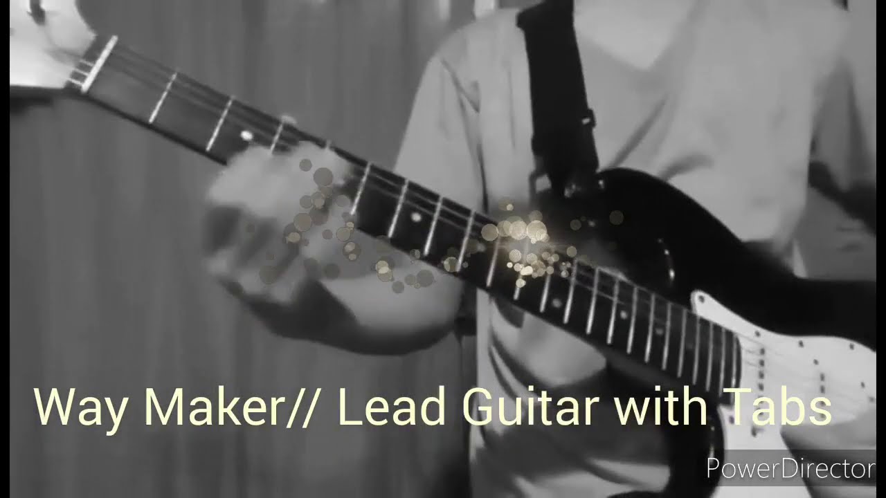Way Maker// Lead Guitar with Tabs - YouTube