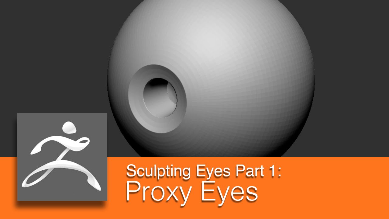 DART 153 Intro To ZBrush: Sculpting Eyes Part 1 Proxy Eyes - YouTube