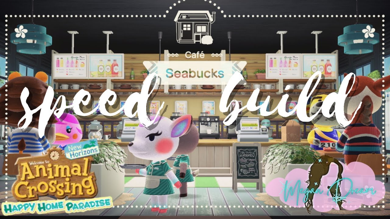 Let's Build the Café on Happy Home Paradise!! - YouTube