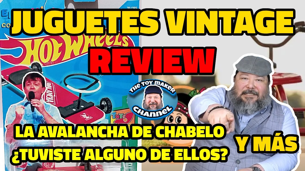 La mítica avalancha de Chabelo! y muchos más juguetes del ayer! - YouTube