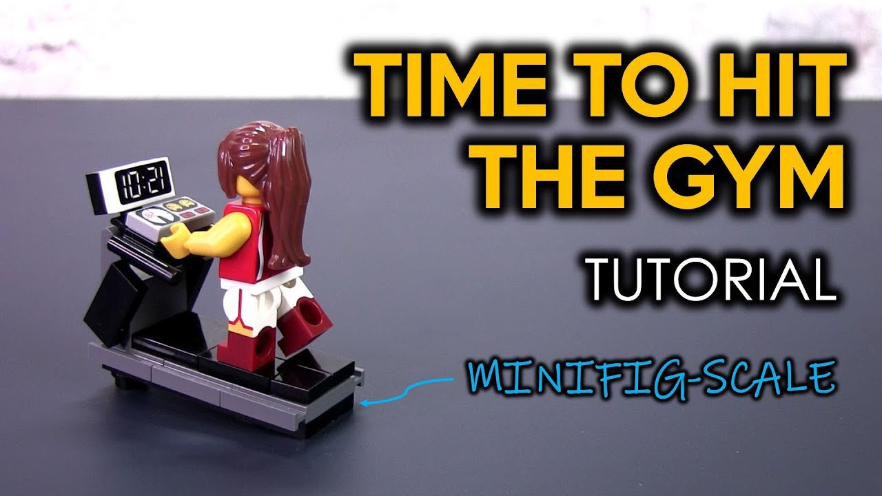 How to Build a LEGO Gym Treadmill - YouTube