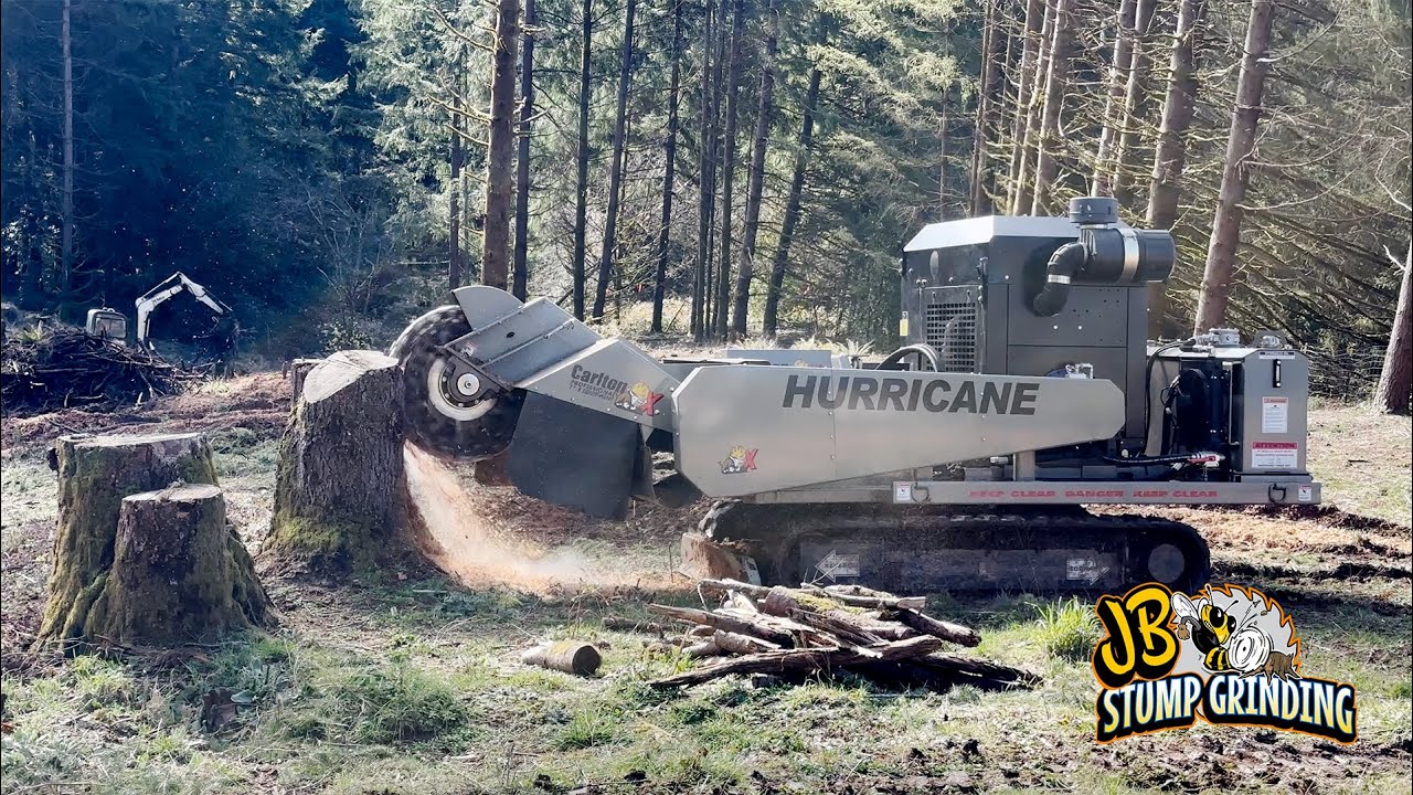 Remote Controlled Hurricane Stump Grinder - YouTube