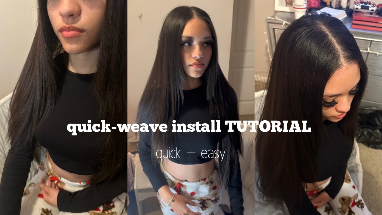quick-weave install TUTORIAL | quick + easy - YouTube